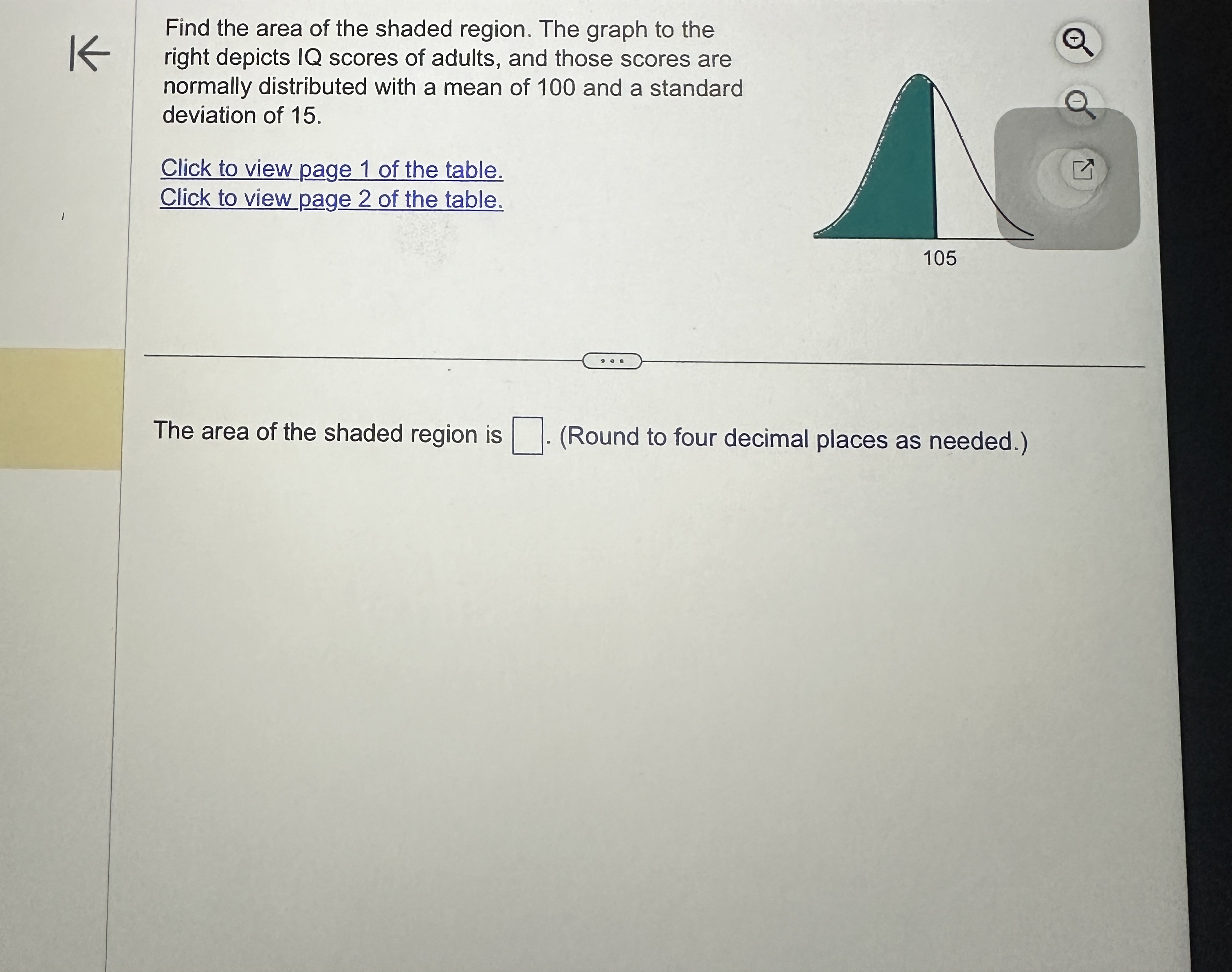 Solved by an EXPERT Find the area of the shaded region. The graph to the | Chegg.com