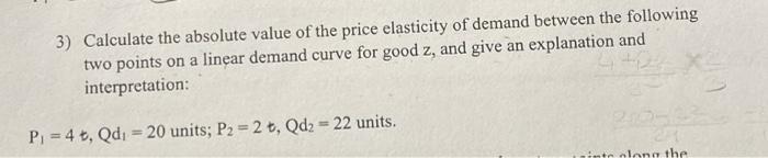 Solved PLEASE USE MIDPOINT METHOD 3) Calculate the absolute | Chegg.com