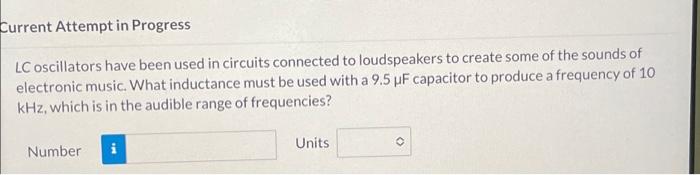 Solved LC oscillators have been used in circuits connected | Chegg.com