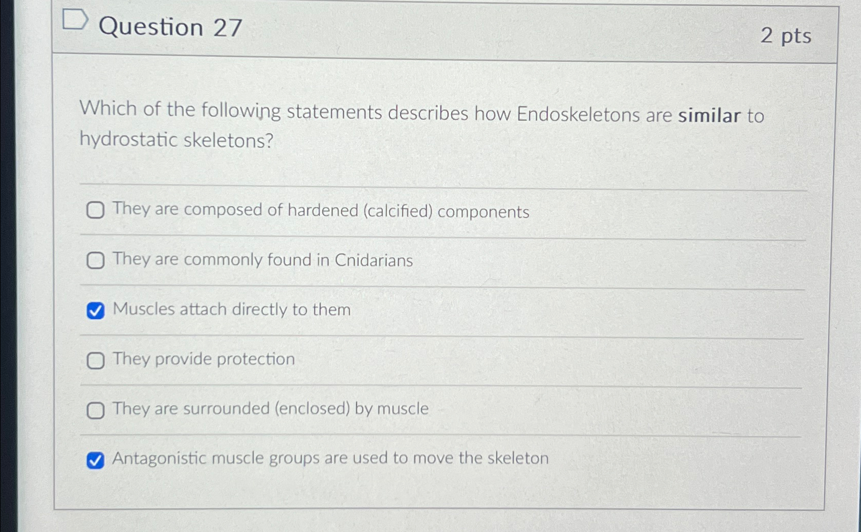 Solved Question 272 ﻿ptsWhich of the following statements | Chegg.com
