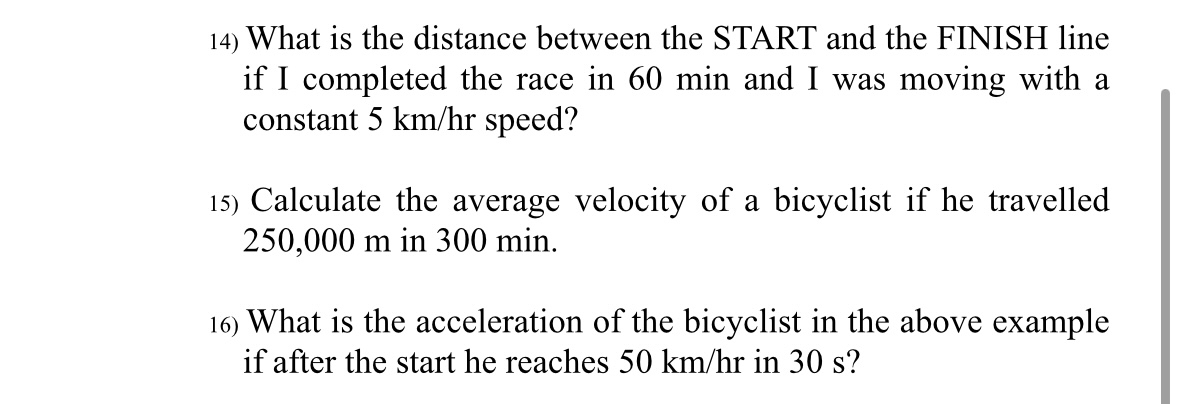 Solved What is the distance between the START and the FINISH | Chegg.com