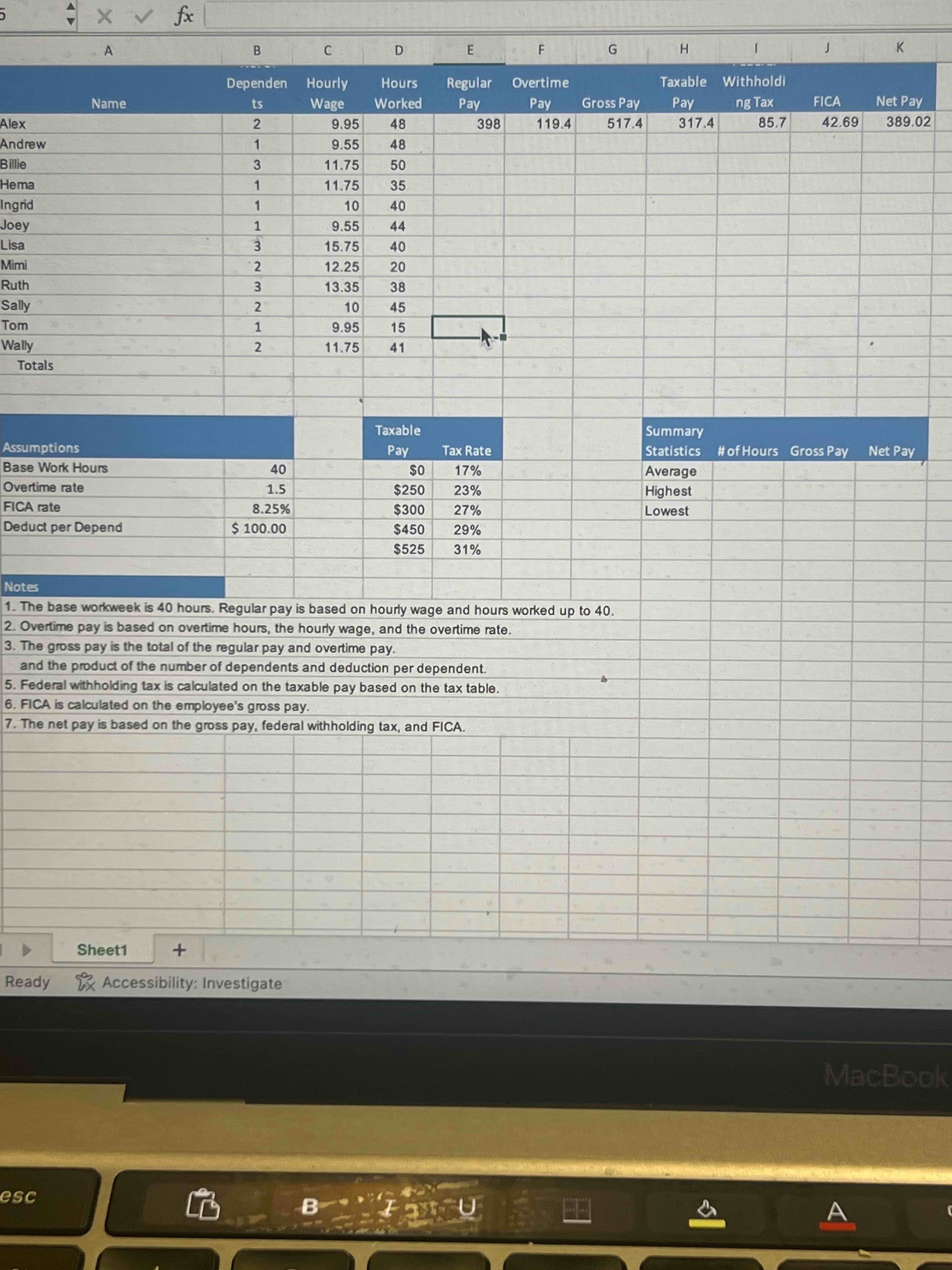 Solved ownload the Excel Assignment #2 ﻿File and save the | Chegg.com