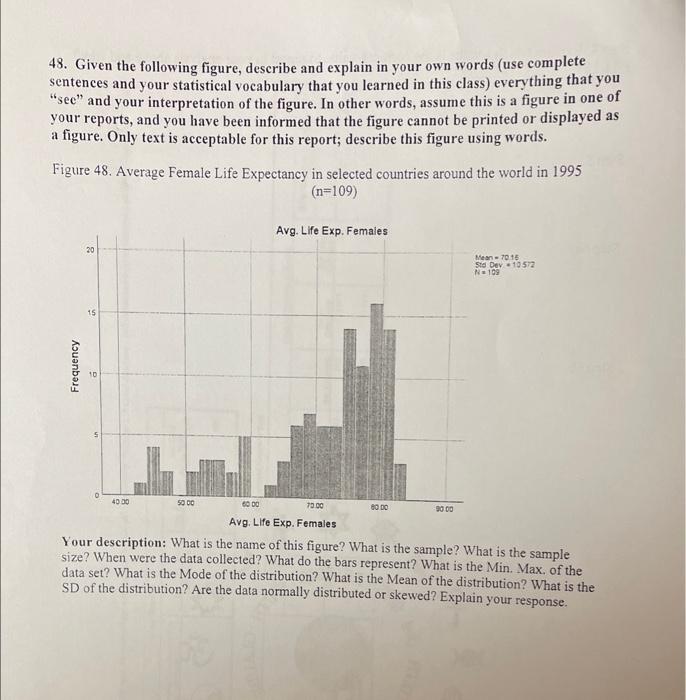 Solved 48. Given the following figure, describe and explain | Chegg.com