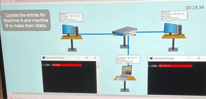Solved 00:15:39 Update the entries for Machine A and machine | Chegg.com