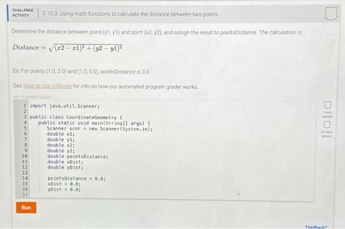 Solved Determine the distance between point (x1,y1) and | Chegg.com