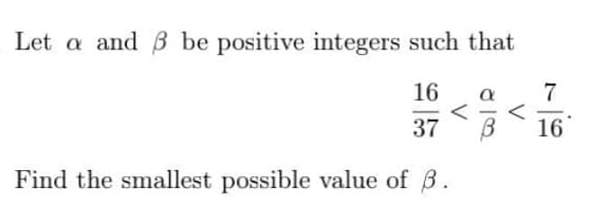 Solved Let α ﻿and β ﻿be positive integers such | Chegg.com