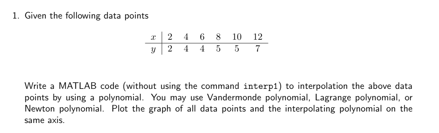Solved Given the following data | Chegg.com