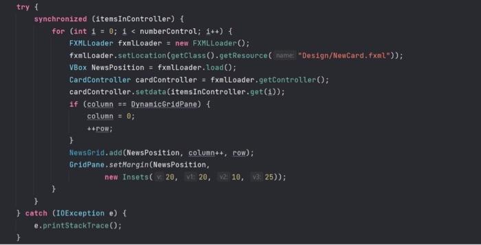 Solved In javafx, create News application that take data by | Chegg.com