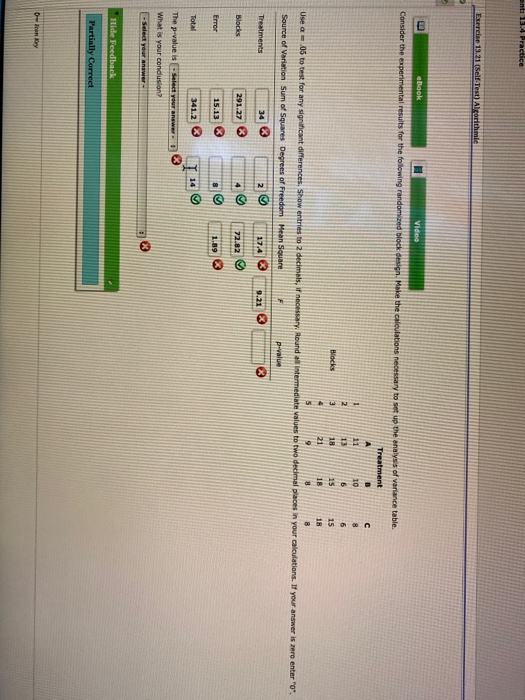 Solved ent: 13.4 Practice Exercise 13.21 (Self Test) | Chegg.com