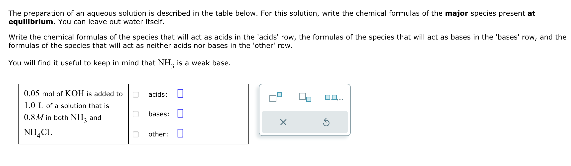 Solved The preparation of an aqueous solution is described | Chegg.com