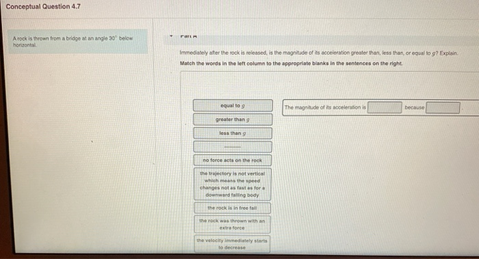 Solved Conceptual Question 5 6 A Constant Force Applied To A