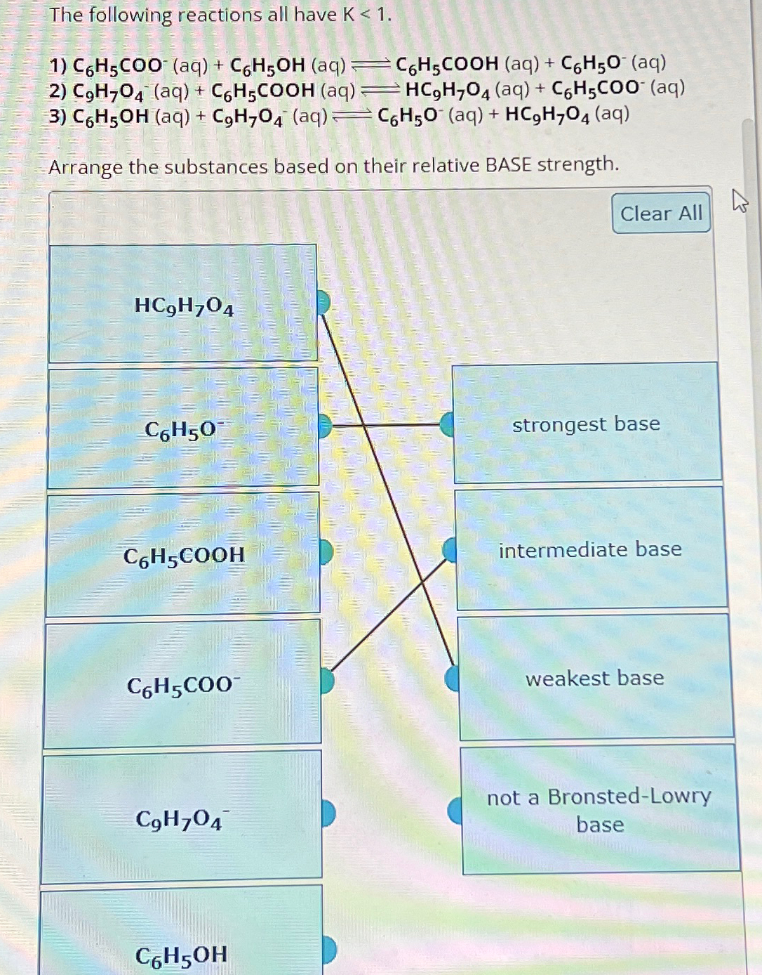 Solved The following reactions all have | Chegg.com