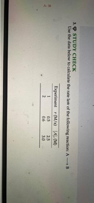 [Solved]: 3. ( oplus ) STUDY CHECK Use the data below to