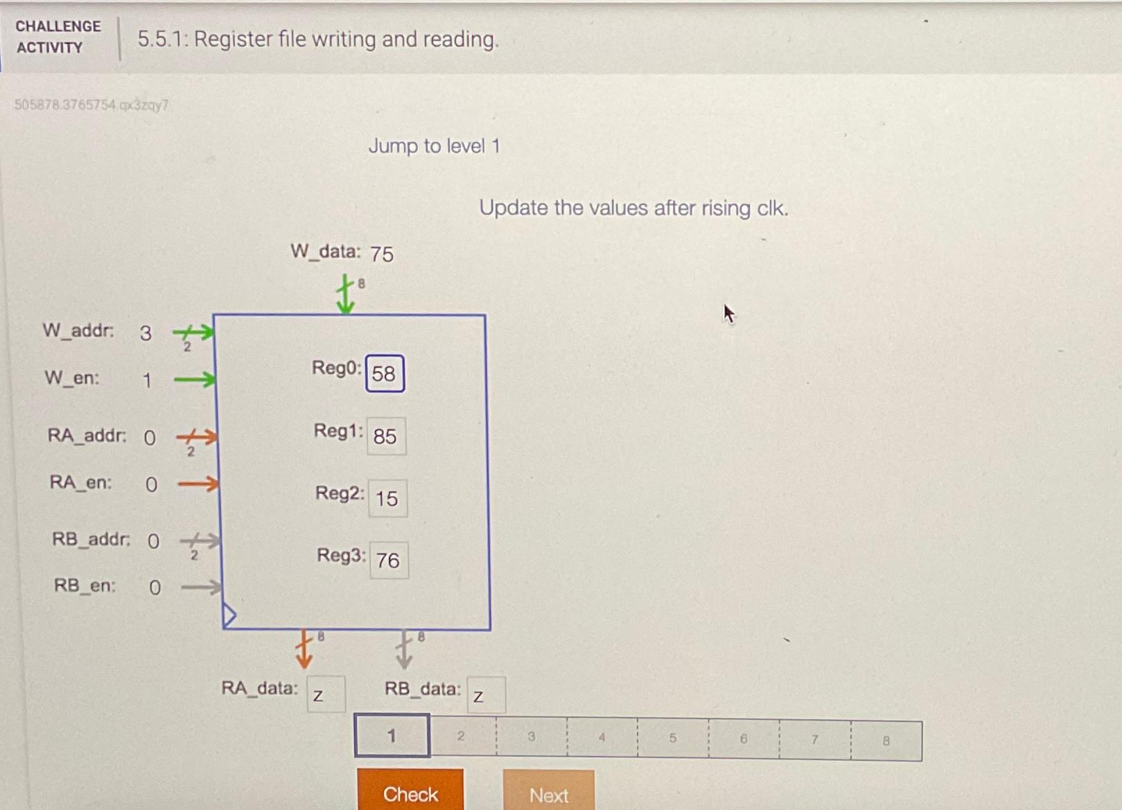 Solved Help with how to solve for the register file and know | Chegg.com