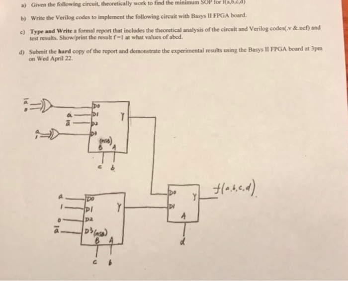 Solved a) Given the following circuit, theoretically work to | Chegg.com