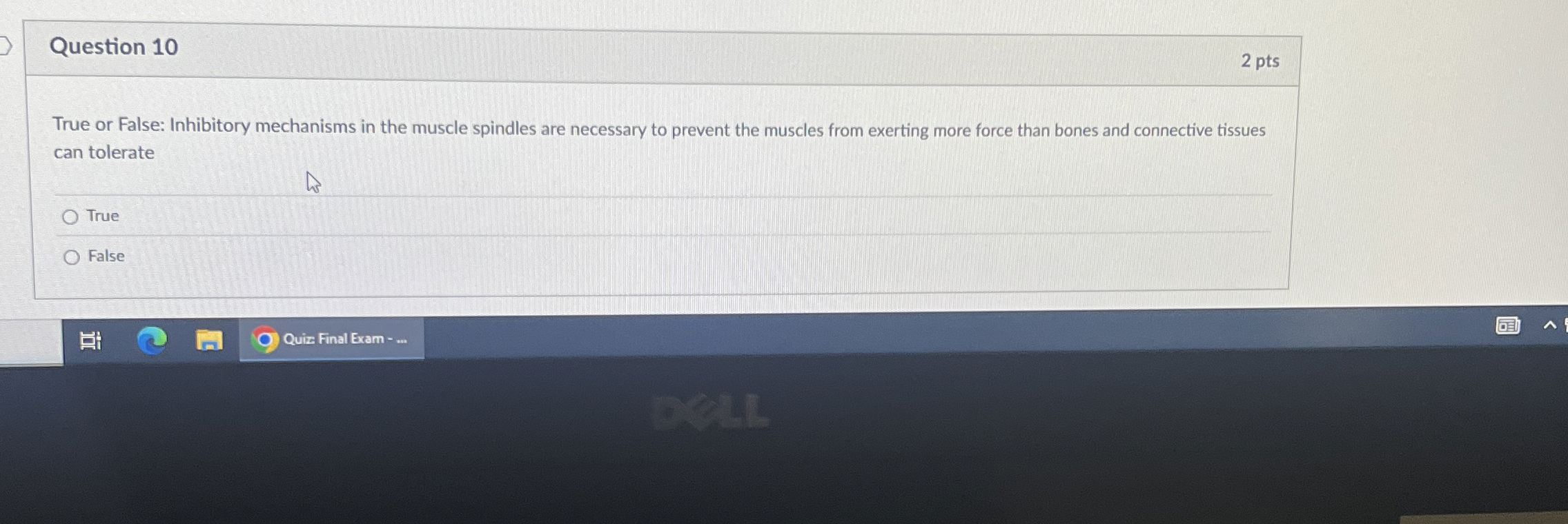 Solved Question 102 ﻿ptsTrue or False: Inhibitory mechanisms | Chegg.com