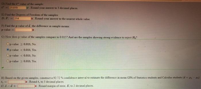 Solved Is Statistics easier than Calculus? A math course is | Chegg.com