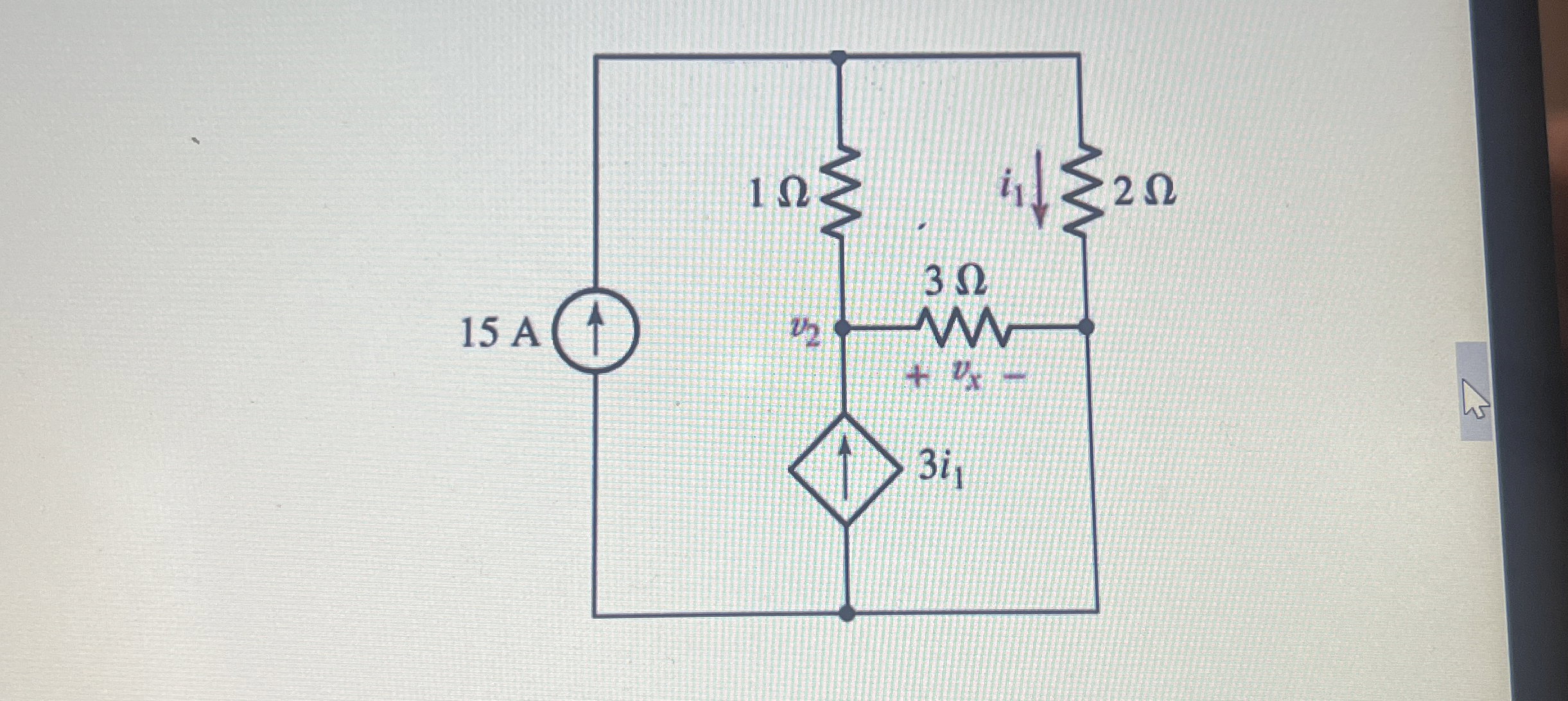 Solved Analyze the attached circuit diagram solving for the | Chegg.com