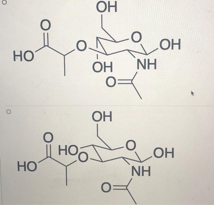 Solved N-Acetylmuramic acid (MurNAC) is a monosaccharide | Chegg.com