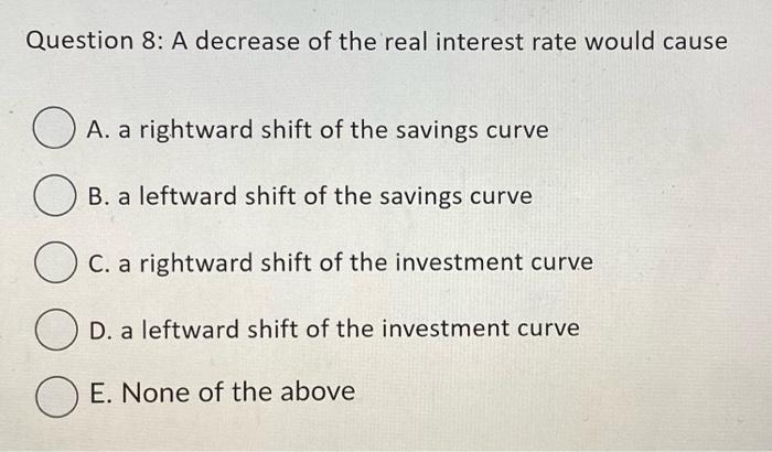 Solved Question 6: Other things held constant, following an | Chegg.com