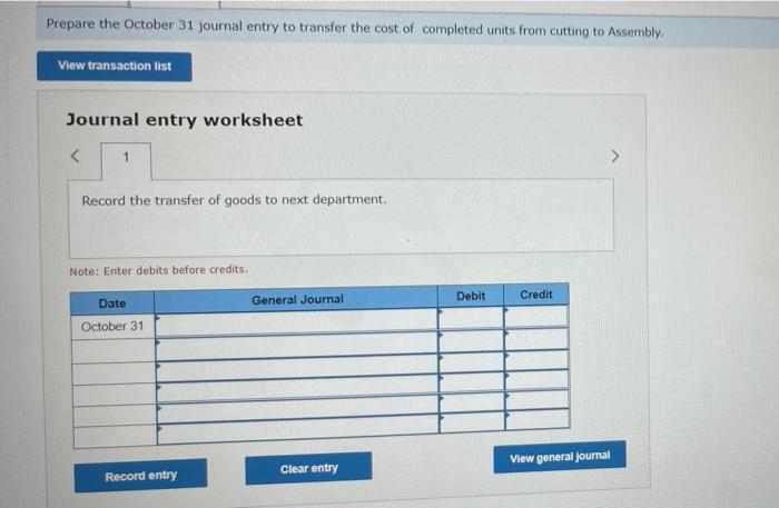 Solved Problem 16-2A (Algo) Weighted Average: Production | Chegg.com