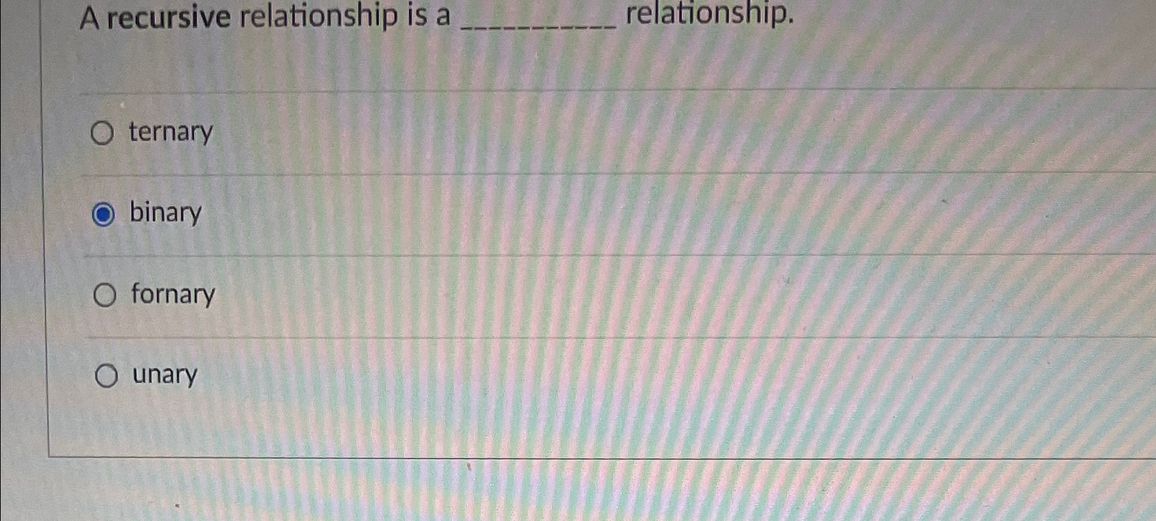 Solved A recursive relationship is a | Chegg.com