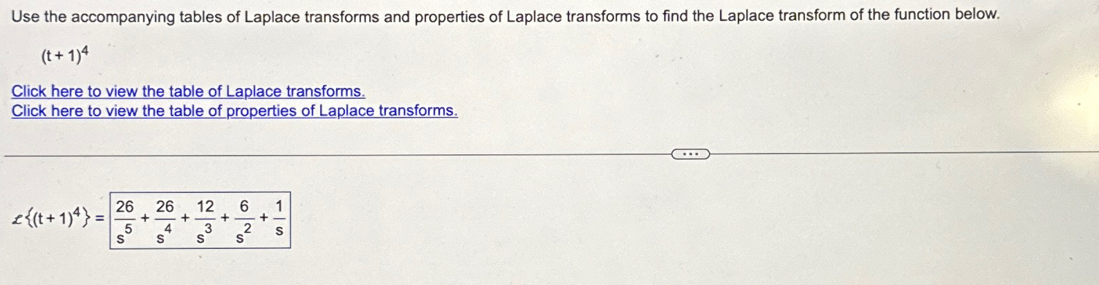 Solved Use the accompanying tables of Laplace transforms and | Chegg.com