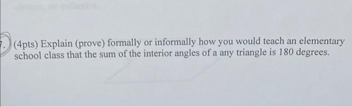 Solved (4pts) Explain (prove) formally or informally how you | Chegg.com