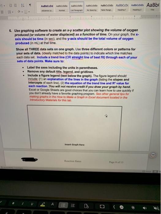 b. Include the data from Reaction 1(10 mL undiluted | Chegg.com