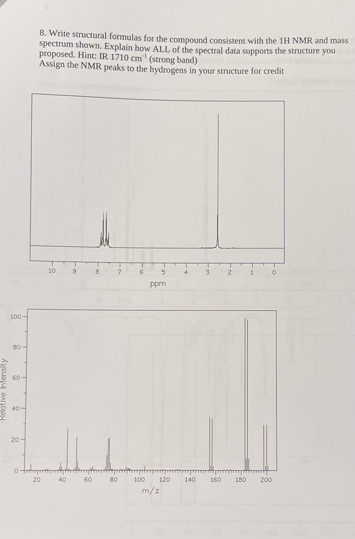 Solved Write structural formulas for the compound consistent | Chegg.com