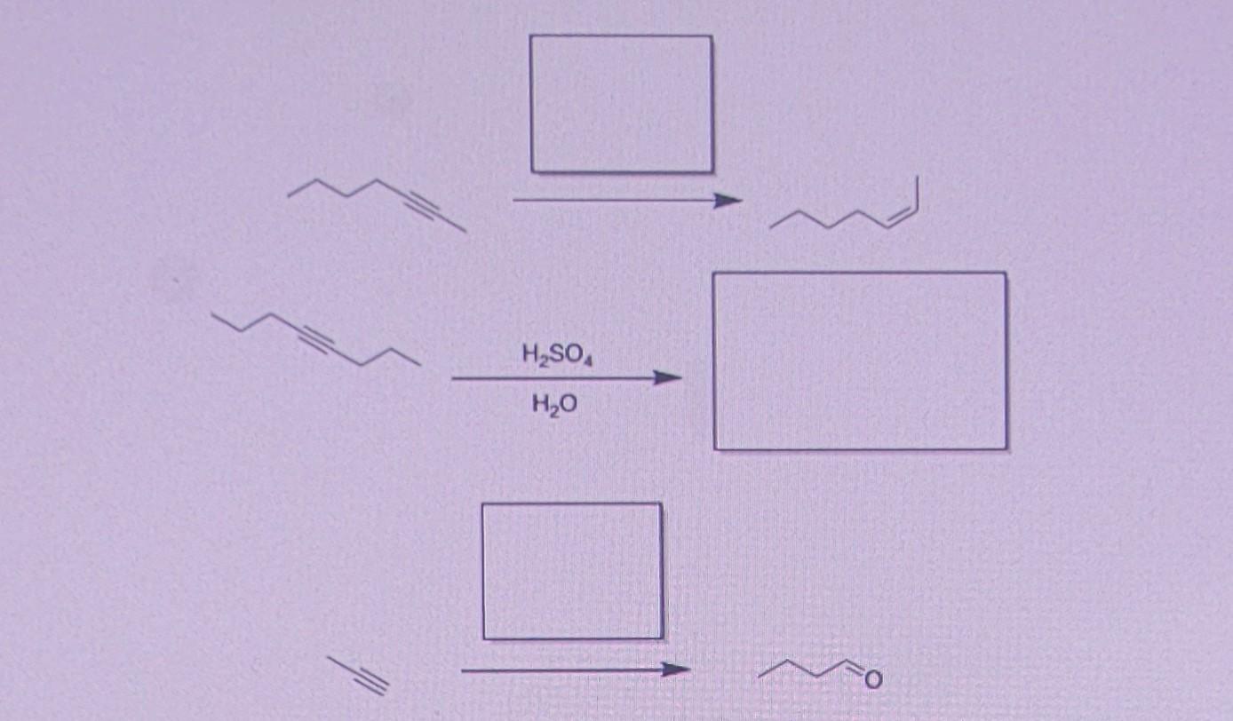 Fill In missing reacting, reagents, or products with | Chegg.com