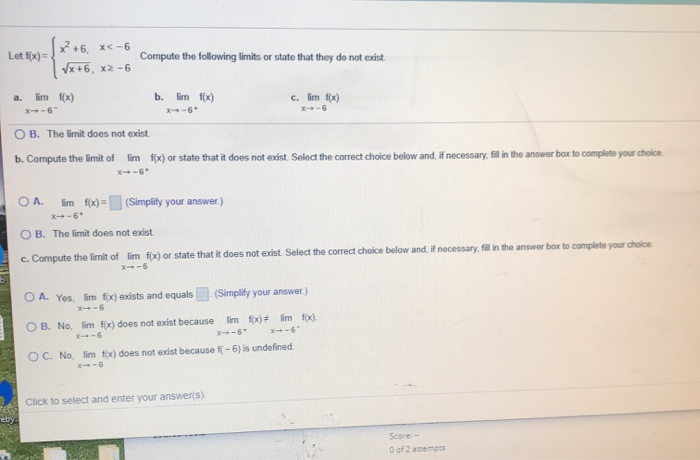 Solved Letf(x) (x²+6. x