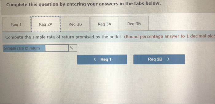 Solved Problem 7-19 (Algo) Simple Rate of Return; Payback | Chegg.com