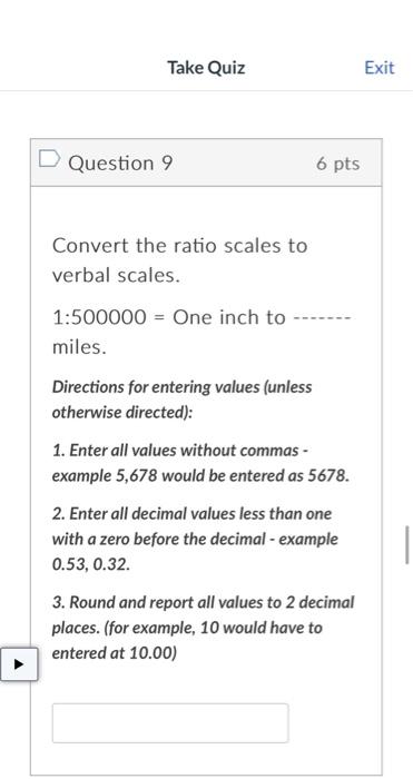 Solved Convert the ratio scales to verbal scales. 1:500000= | Chegg.com