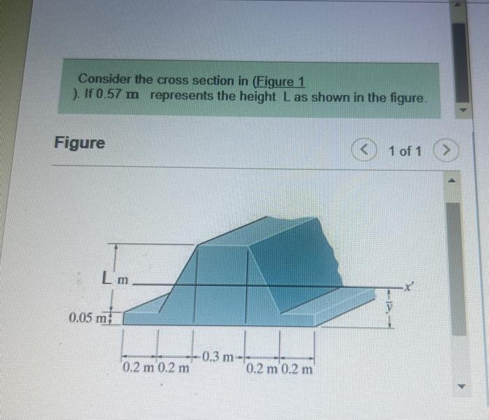 Solved locate centroid y of the cross section and determine | Chegg.com