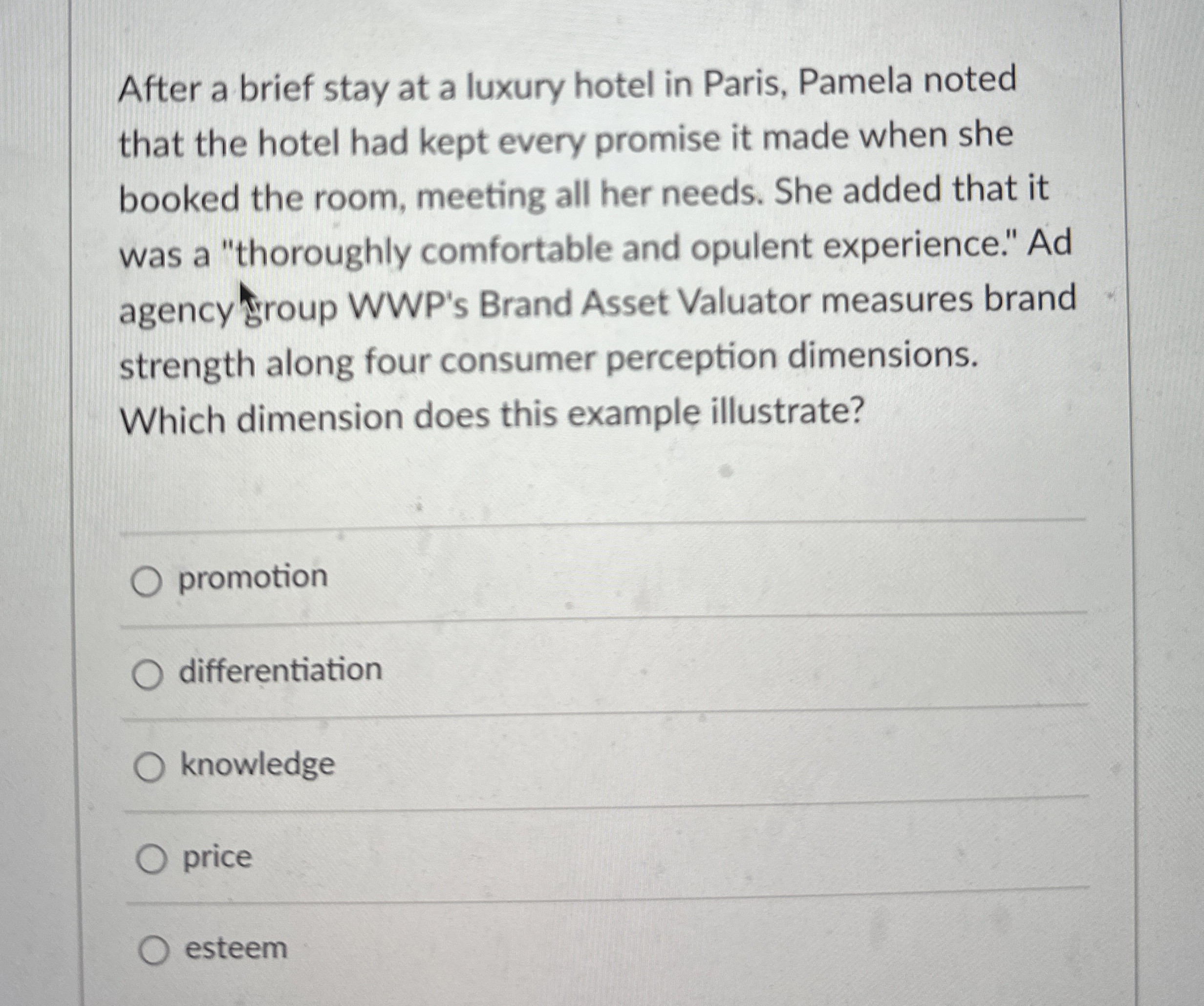 Solved After a brief stay at a luxury hotel in Paris, Pamela | Chegg.com