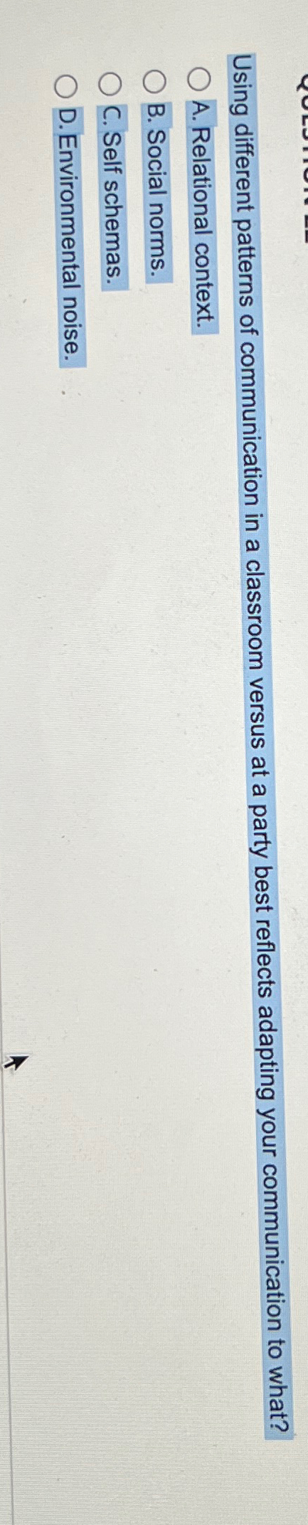 Solved Using different patterns of communication in a | Chegg.com