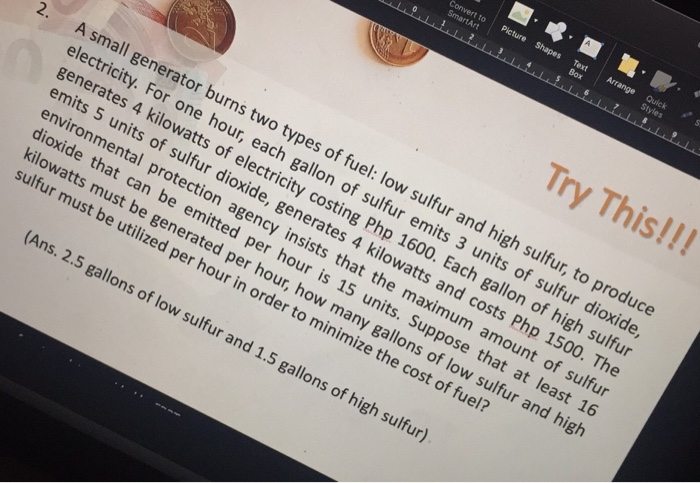 Solved 2. Convert to SmartArt Picture Shapes Text BOK | Chegg.com