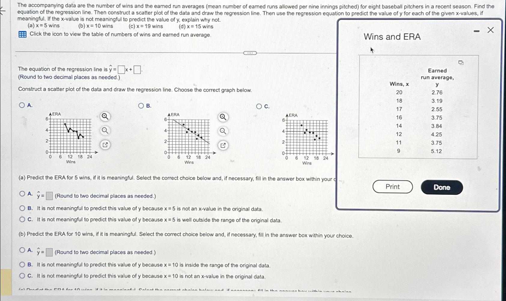 Solved meaningful. If the x-value is not meaningful to | Chegg.com