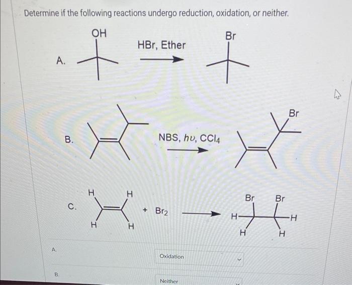 Solved Determine if the following reactions undergo | Chegg.com