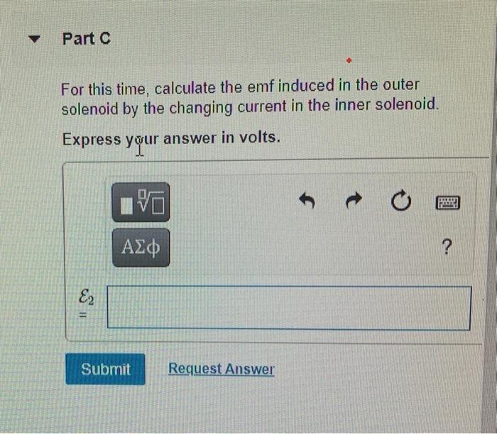 Solved RI Review Constants A solenoidal coil with 21 turns | Chegg.com