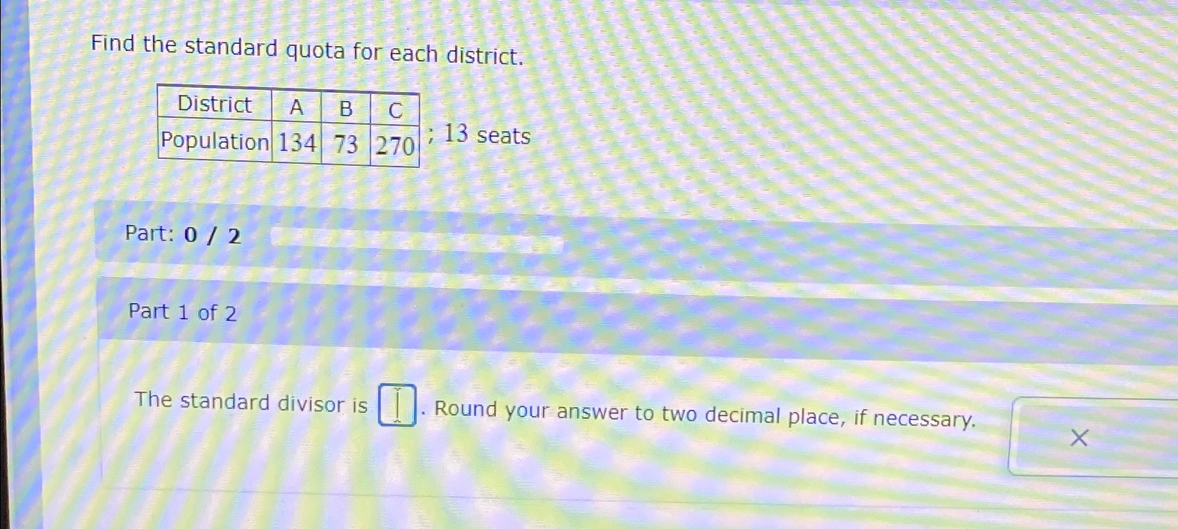 Solved Find the standard quota for each | Chegg.com