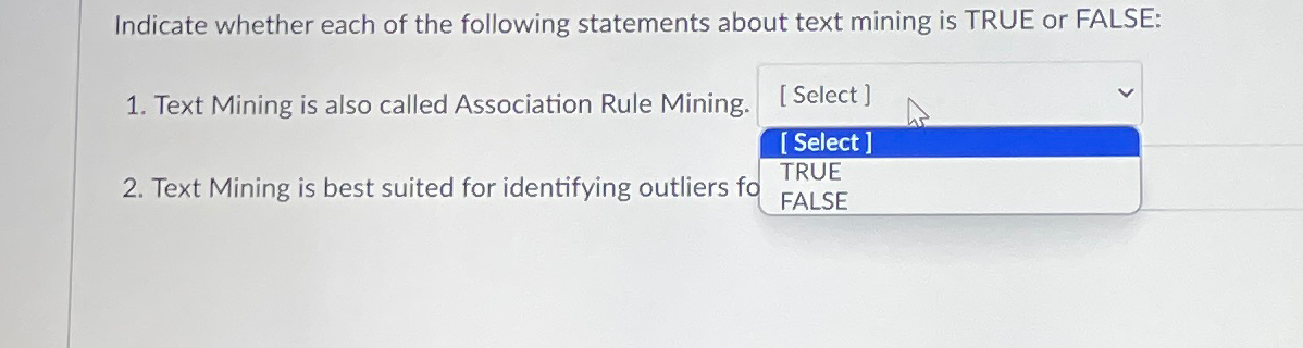 Solved Indicate whether each of the following statements | Chegg.com