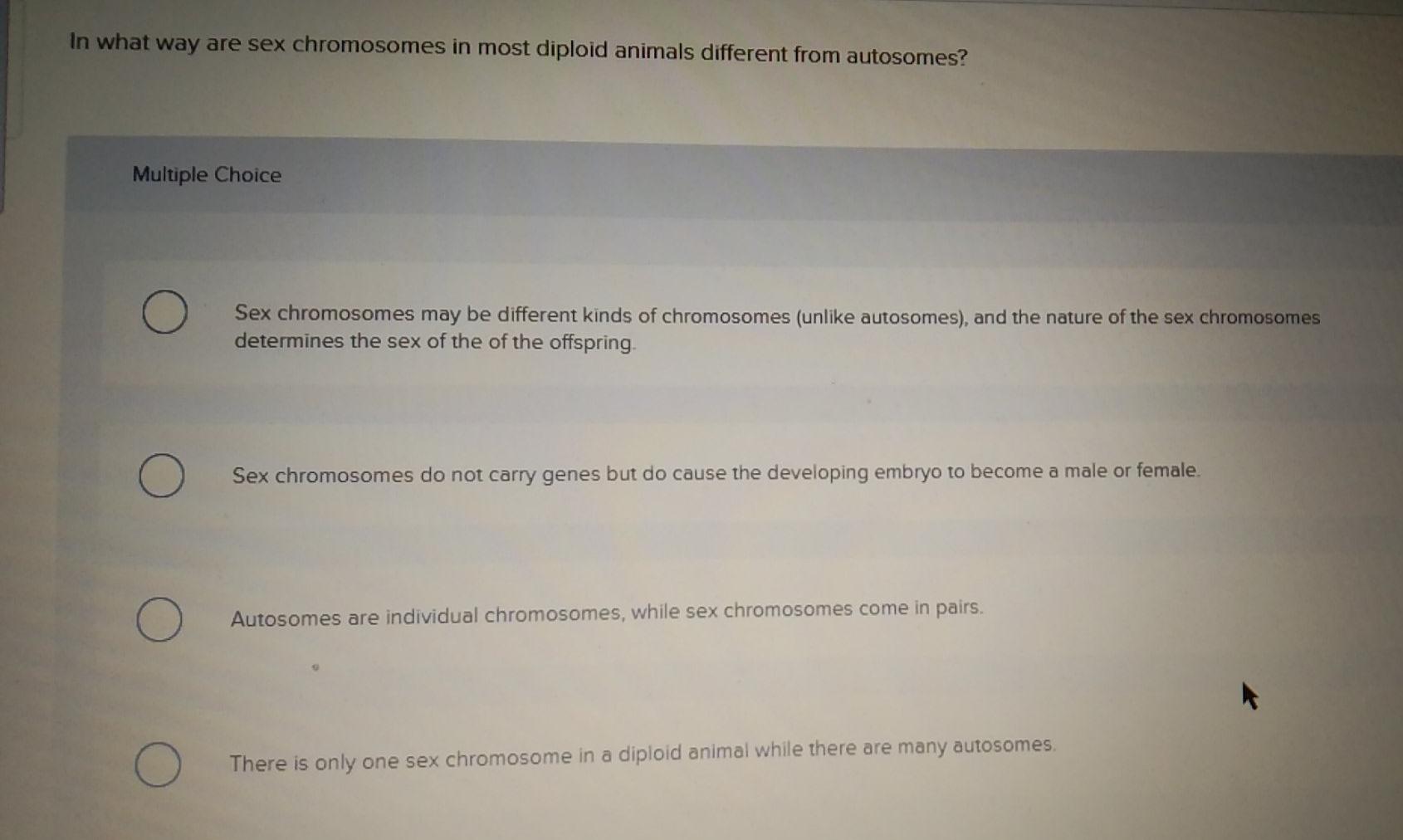 Solved Match the chromosome structure to the correct panel | Chegg.com