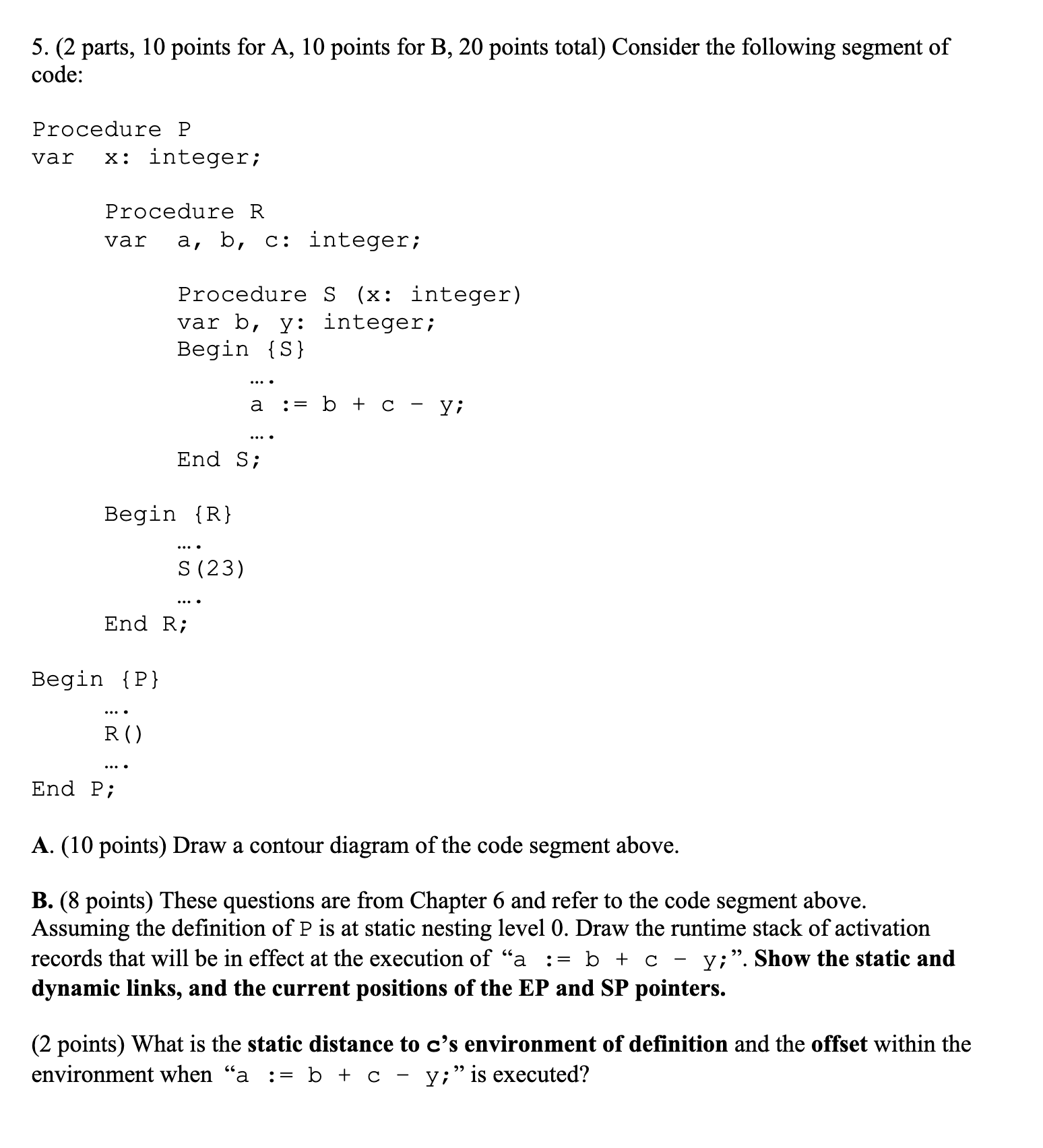 Solved PLEASE HAND DRAW OR DRAW THE CONTOUR DIAGRAM A. (10 | Chegg.com