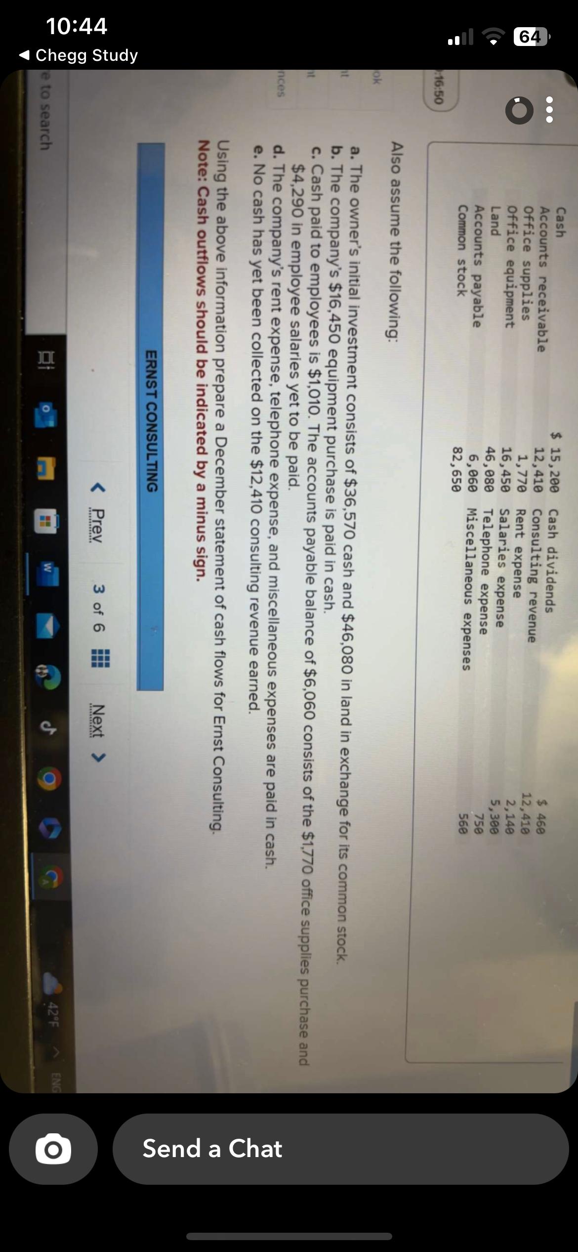 Solved 10:44Chegg Study64Send a Chat | Chegg.com