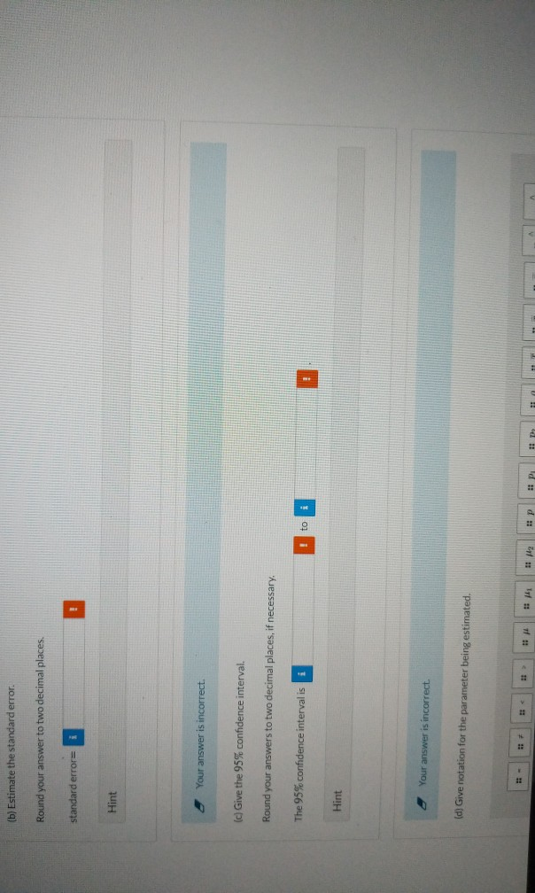 Solved State whether the quantity described is a parameter | Chegg.com