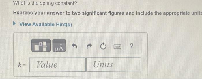 Solved In a physics lab experiment, a compressed spring | Chegg.com