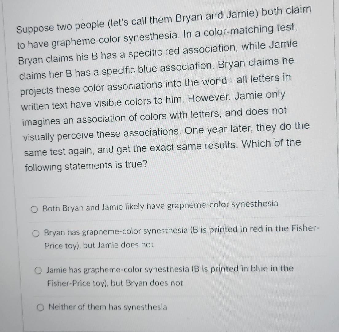Solved Suppose two people (let's call them Bryan and Jamie) | Chegg.com