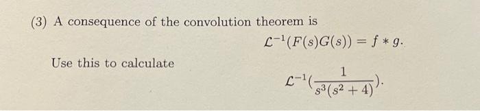 Solved Homework 5.5: Laplace Transforms V - Convolution 1) | Chegg.com